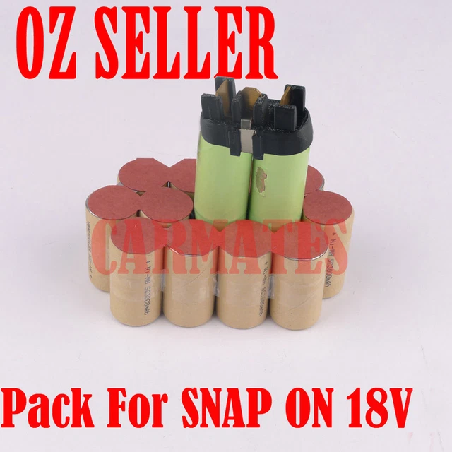 BATTERY REBUILD PACK For SNAP ON 18V 3.0Ah CTA3850 CTB3185 CTB3187 ...