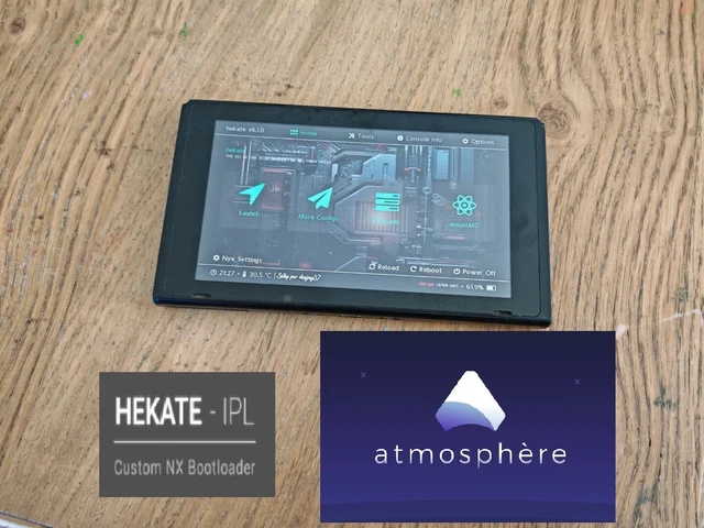 NINTENDO SWITCH V1 Non Patché Non Banni Hekate atmosphère installer ...