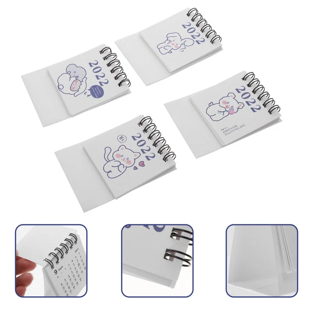 SMALL DESK CALENDAR Full Year 2022 Calendar Standing Desktop Calendar ...