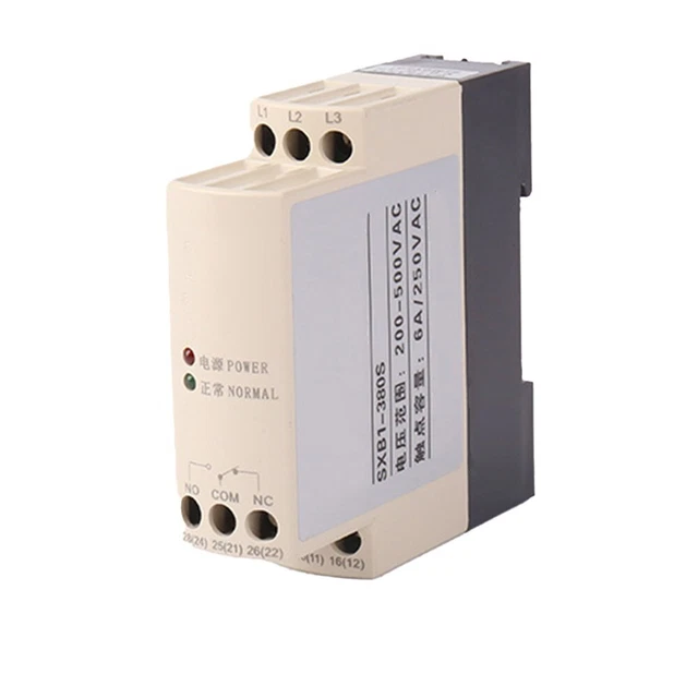 GUIDE RAIL MOUNTED Monitoring Relay Phase Failure and Error Protection ...