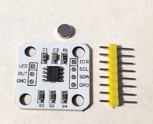 AS5600 DIGITAL 12BIT magnetic rotary encoder with radial magnet ...