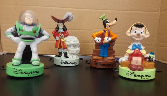 DISNEYLAND PARIS MCDONALDS Happy Meal Toys Vintage 1999 Buzz Hook Goofy ...