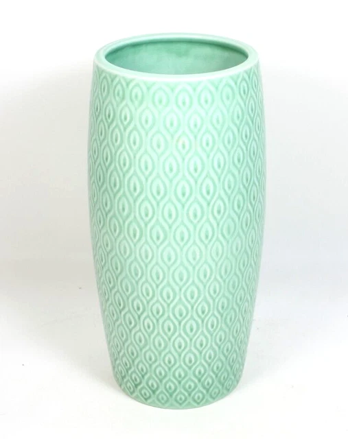 VINTAGE MID CENTURY Aluminia Marselis Denmark Vase By Nils Thorsson ...