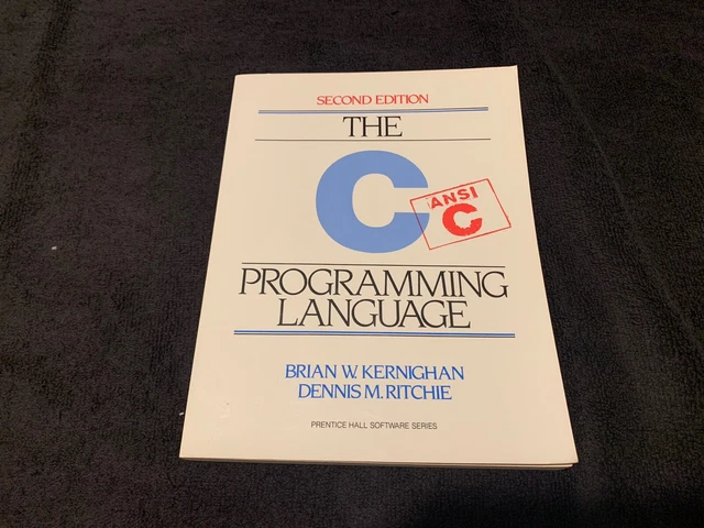 C PROGRAMMING LANGUAGE by Dennis Ritchie and Brian Kernighan 1988- Very ...