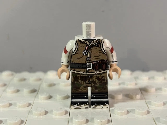 LEGO THE MINIFIG Co WW2 German Camouflage Minifigure Body 77 £16.32 ...