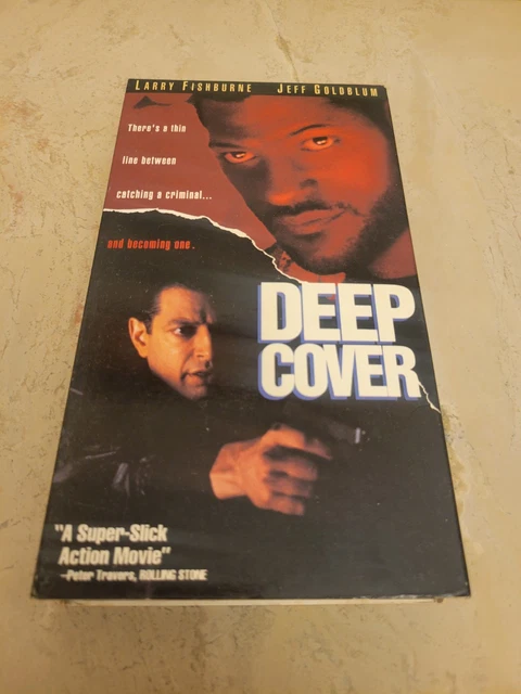 DEEP COVER VHS 1992 Larry Fishburne Jeff Goldblum **Free Shipping ** £7 ...