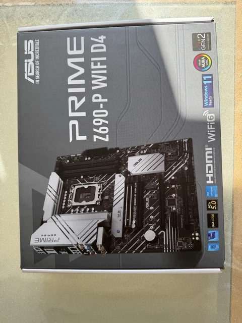 ASUS PRIME Z-690-P WiFi D4 With Intel I5-12600K CPU £190.00 - PicClick UK