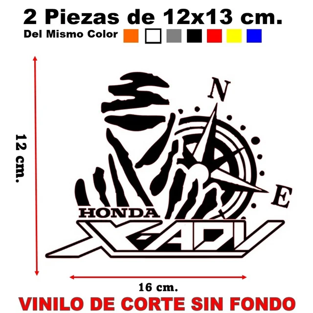 2X PEGATINAS HONDA X-ADV 750 ADVENTURE sticker decal adesivi adhesivo ...