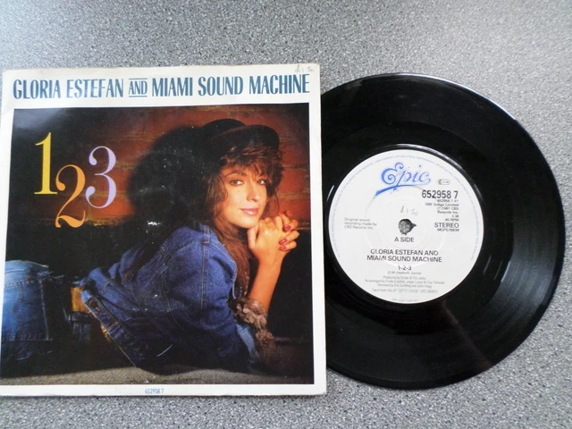 GLORIA ESTEFAN AND Miami Sound Machine - 123 - 7" Vinyl Single - P/S £4 ...