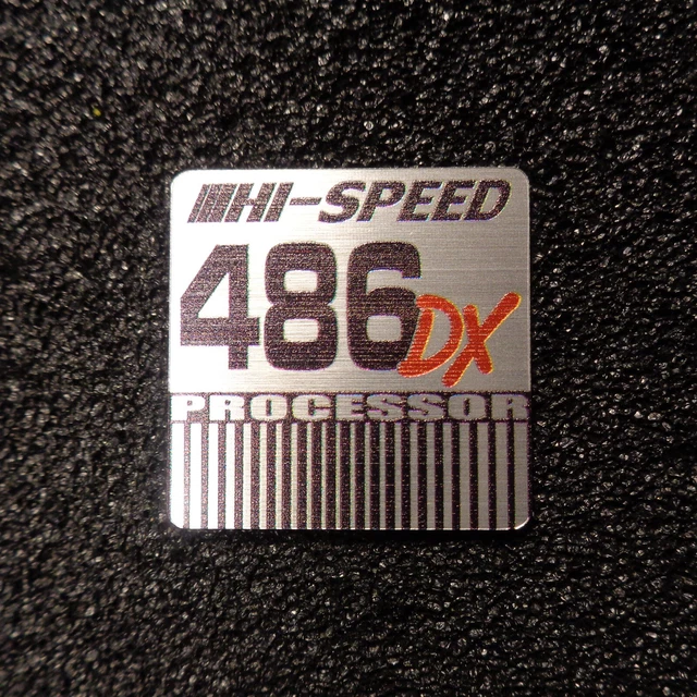 PROTEC PC VINTAGE Computer Case Badge Logo Label Decal Sticker 1x1 ...