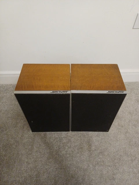 SOLAVOX TK20 VINTAGE Speakers Pair | British Acoustic Suspension ...