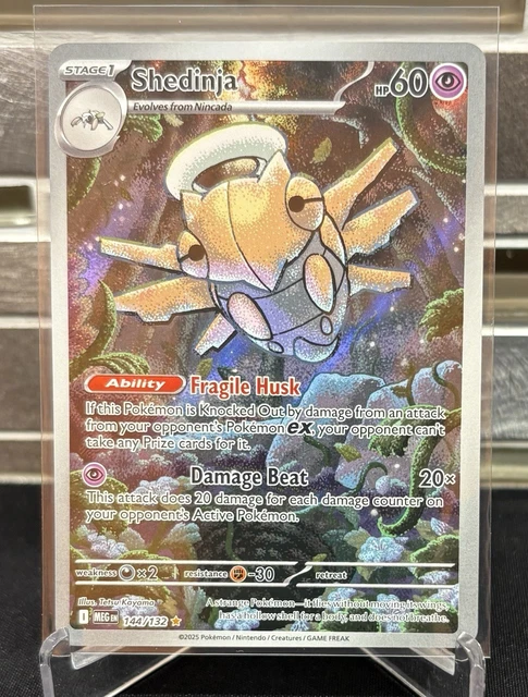 POKÉMON TCG MEGA Evolution Shedinja 144/132 Illustration Rare English £ ...