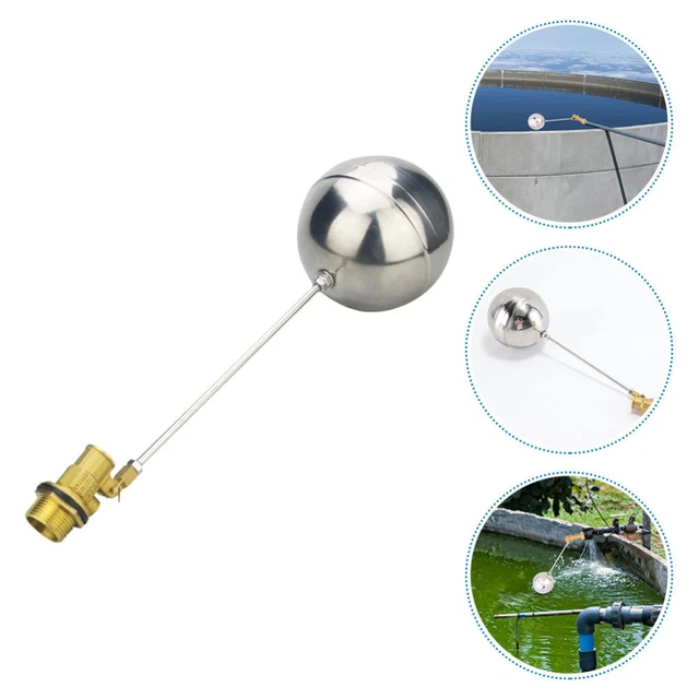 AUTOMATIC FLOAT VALVE Floating Valve Ball Water Level Control £19.69 ...