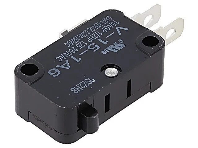 V151A6 MICROSWITCH SNAP ACTION Leverless SPDT 15A/250VAC ON-(ON) OMRON ...