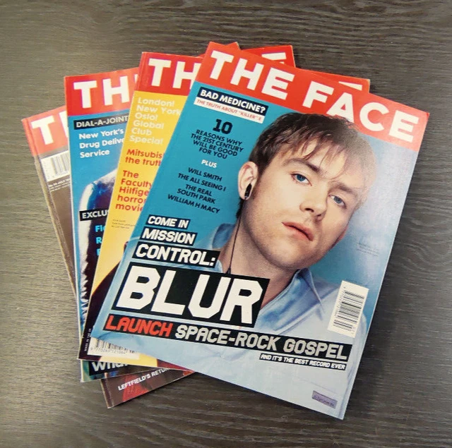 THE FACE MAGAZINE: 4 Issues (1999) No.25, 26, 27, 30 - Blur, Kate Moss ...