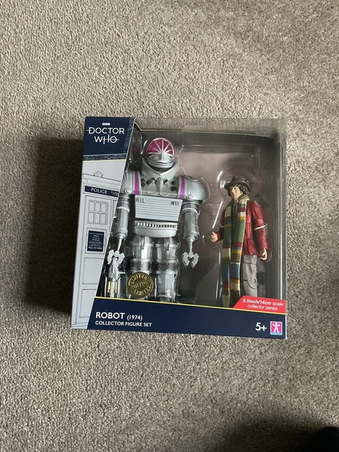 DOCTOR WHO FIGURE Robot Figure Set New And Sealed Fourth Doctor K1 ...