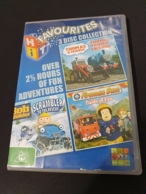 ABC FOR KIDS Hit Favourites 3 Discs Bob Builder, Thomas, Fireman Sam ...