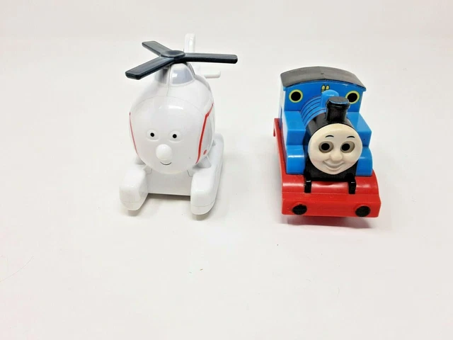 THOMAS THE TANK Engine Push along Harold Helicopter & Tomy Pull Back ...