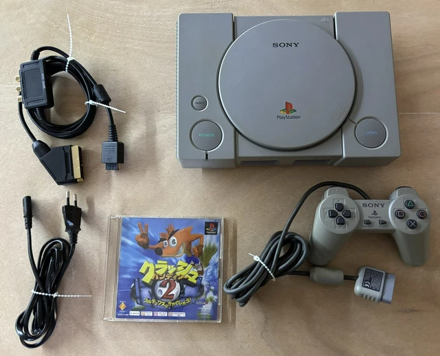 CONSOLE SONY PLAYSTATION 1 PS1 Region Free Cables Manette Memory Card ...