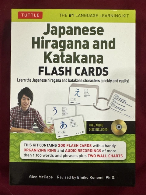 JAPANESE HIRAGANA AND Katakana Flash Cards Kit: Learn the Two Japanese ...