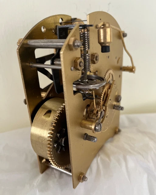 SMITHS ENFIELD RARE Floating Balanced Clock Movement complete with Key ...