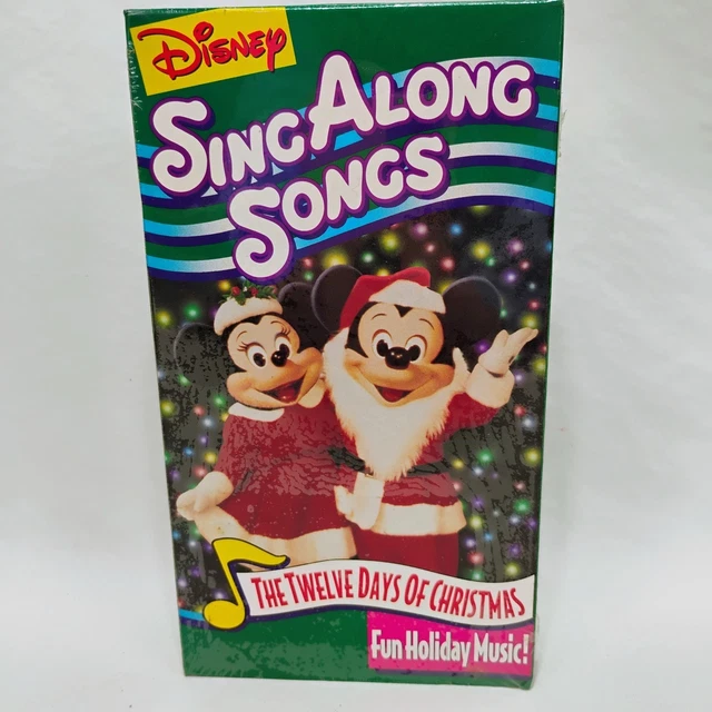 DISNEY SING ALONG Songs-The Twelve Days of Christmas Fun Holiday New ...