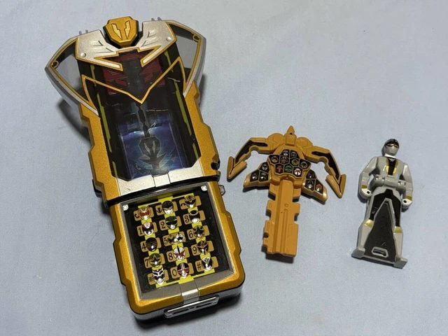 BANDAI POWER RANGERS Super Megaforce Sentai DX Gokaiger Silver Morpher ...