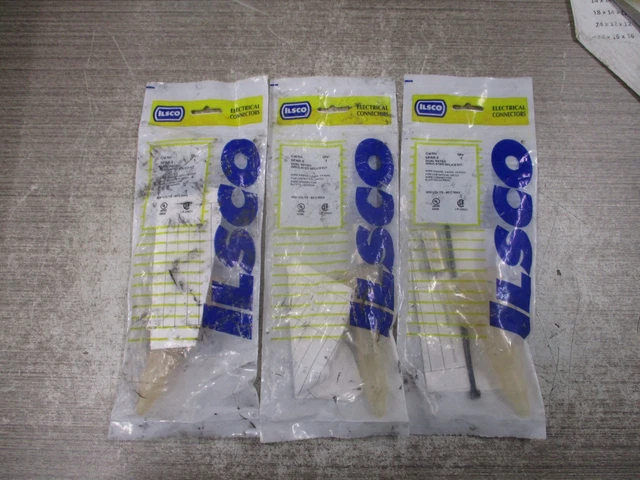 ILSCO DUAL RATED Insulated Splice Kit SPAR-2 2AWG-14AWG 600V *Lot of 3 ...