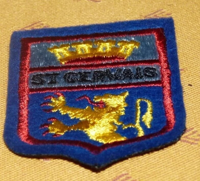 ANCIEN ÉCUSSON À coudre feutre brodé blason Saint Gervais neuf Vintage patch EUR 5,00 - PicClick FR