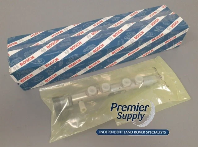 BOSCH FUEL RAIL Manifold & Sensor Land Rover Range Rover 3.0 Tdv6 Left ...