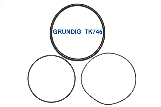 COURROIES SET GRUNDIG Tk745 Magnetophone A Bande Extra Fort Neuf Fabrique Tk 745 EUR 14,95 ...
