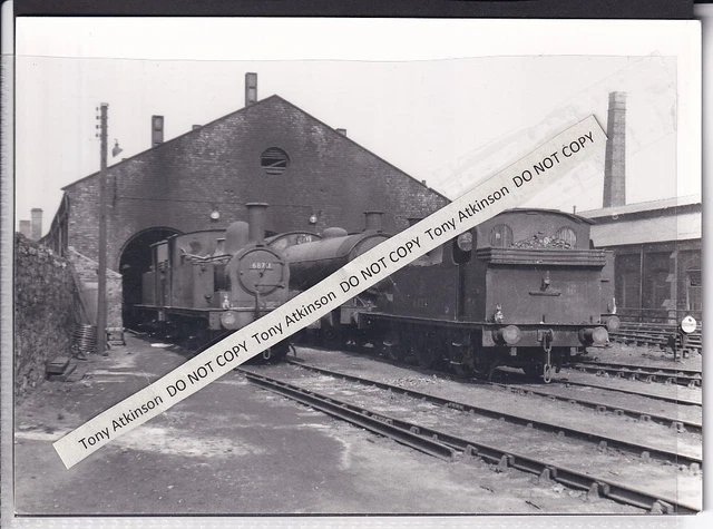 BRITISH RAILWAYS ( Ex Lner) - West Hartlepool Shed Scene - Medium Photo ...