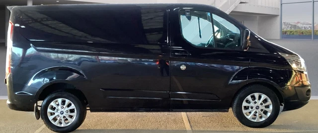 FORD TRANSIT CUSTOM 2.2 TDCi Limited Van BLACK NO VAT TO PAY 1 YEARS ...