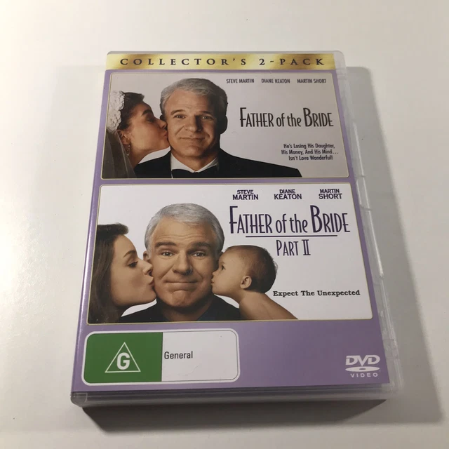 FATHER OF THE Bride + Father Of The Bride Part 2 DVD Region 4 PAL Movie ...