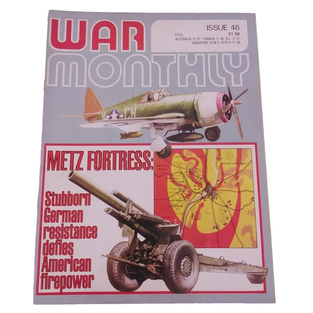 WAR MONTHLY MAGAZINE 1977 Issue #46 Metz Fortress, Baltic Submarines ...