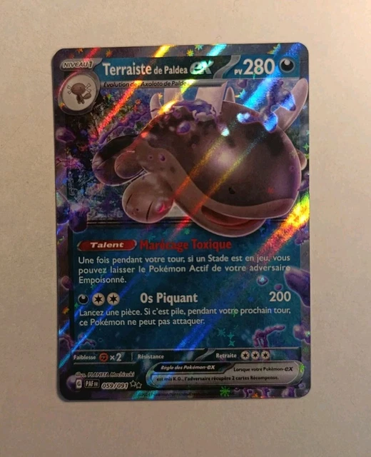 CARTE POKÉMON TERRAISTE de Paldéa EX 059/091 EV4.5 Destinées De Paldea FR 🇫🇷 EUR 1,50 - PicClick FR