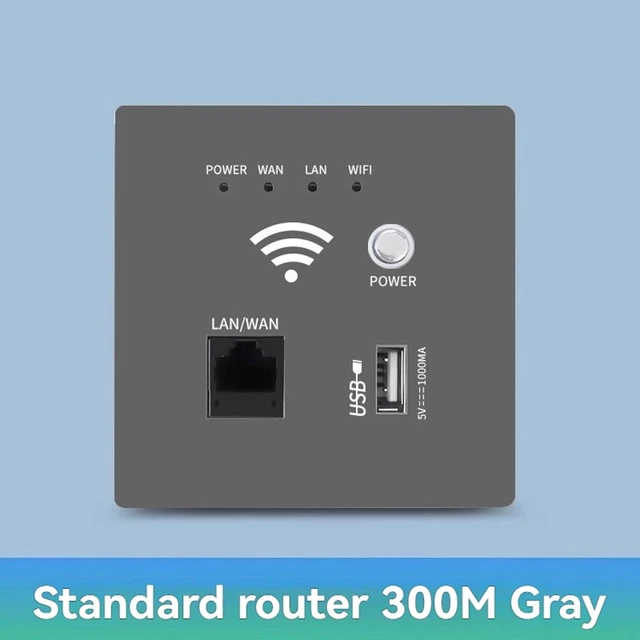 ROUTEUR WIFI 300 Mbps 2,4 GHz Prise WiFi Sans Fil Relais RJ45 Panneau ...