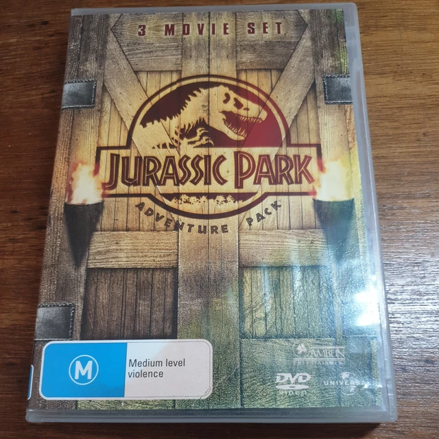 JURASSIC 1 2 3 Park Adventure Pack DVD R4 FREE POST £21.43 - PicClick UK