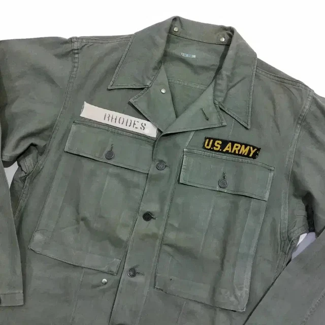 US ARMY HBT M43 Shirt Jacket - 1940s Military Uniform £274.84 - PicClick UK