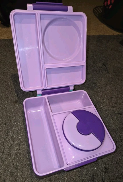 OMIEBOX - HOT and Cold Bento Box - Purple Plum $40.00 - PicClick AU