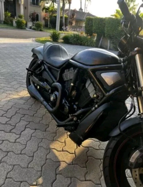 HARLEY DAVIDSON V-ROD VRSCA Custom Exhaust 2 into 1 Black Mamba $604.38 ...