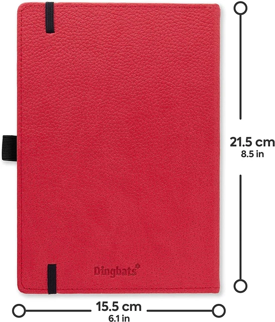 DINGBATS - WILDLIFE Dotted Medium Notebook, Red Kangaroo, A5 ...
