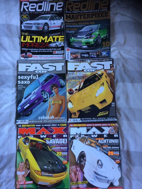 MAX POWER Fast Car Redline Magazines £7.47 - PicClick UK