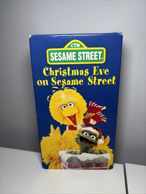 SESAME STREET: CHRISTMAS Eve on Sesame Street VHS Tape 1997 Big Bird ...
