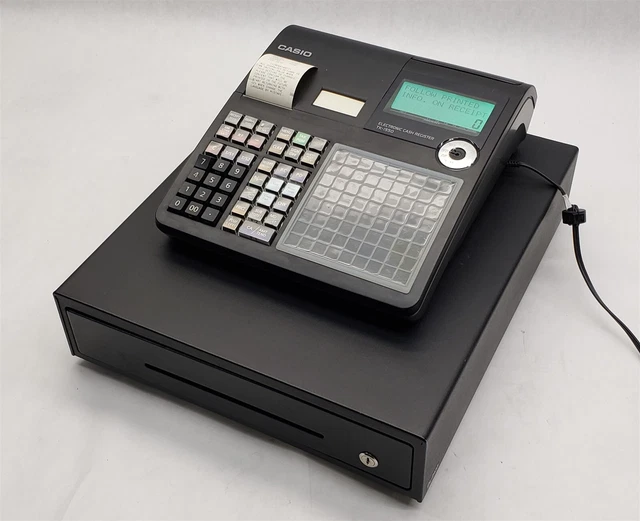 CASIO TK-1550 ELECTRONIC Cash Register w/ 5*Bill/Coin Cash Drawer *No ...