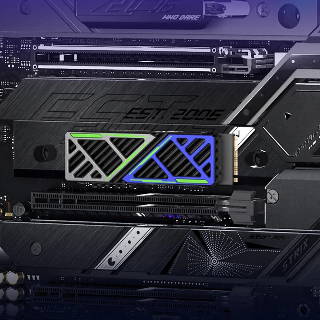 DAZZCOLD M.2 SSD Heatsink 2280 NVME NGFF Radiator Magnesium Aluminum ...