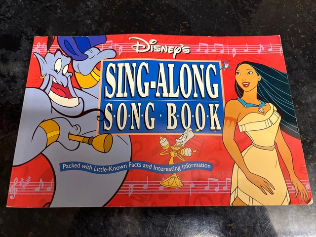 DISNEY'S SING-ALONG SONG Book - Sheet Music Songbook 1995 £6.99 ...