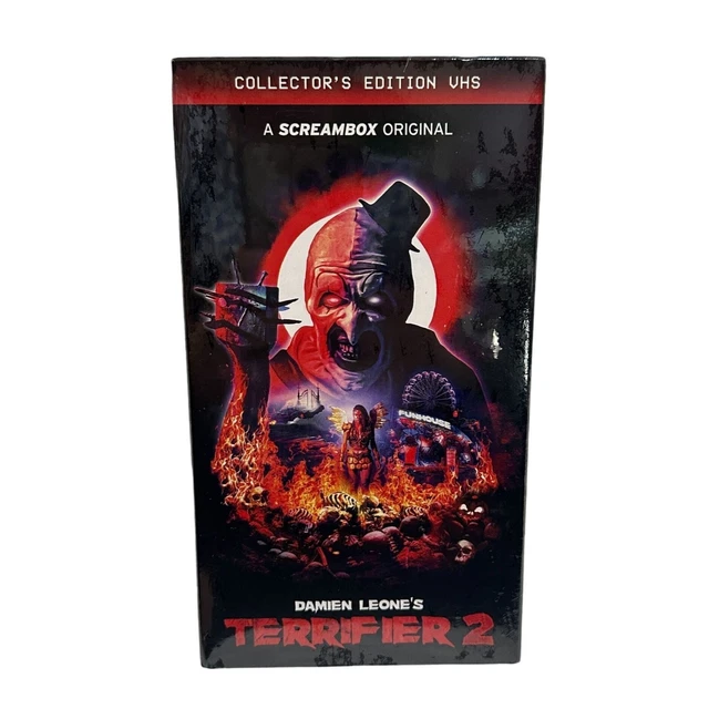 TERRIFIER 2 DAMIEN Leone Collector's Edition VHS Screambox Original VHS ...
