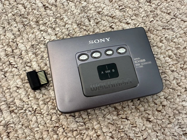 RARE VINTAGE SONY WALKMAN WM-EX88 Cassette Tape Player Grey Works Fine ...