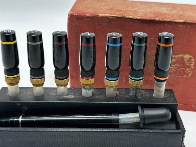 VINTAGE KOH-I-NOOR RAPIDOGRAPH Engineering Drafting Drawing Lettering ...